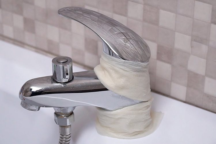 Why You Should Try Wrapping Paper Towels Around Your Faucets ...
